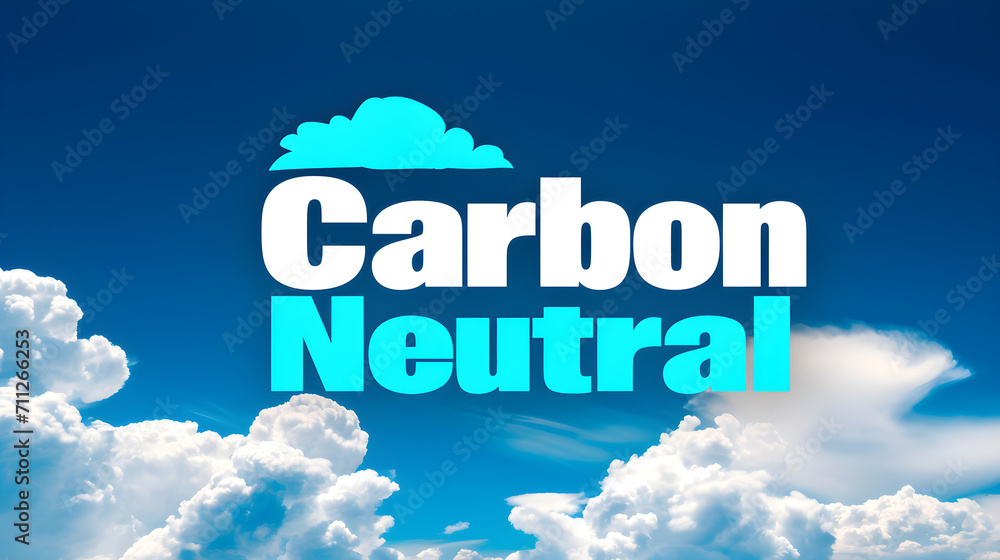 Net zero and carbon neutral concept. Net Zero text in bubbles with forest. for net zero ...