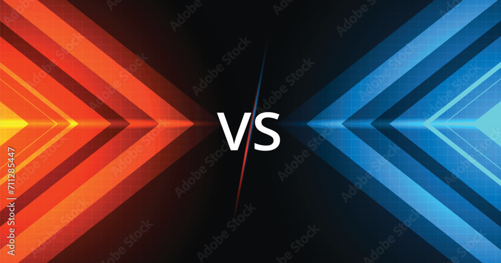 Battle or competition background concept. illustration blank template ...