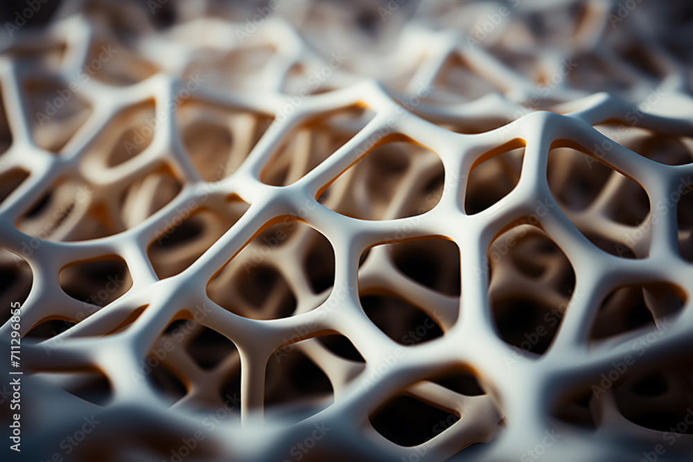 An Elegant 3d Lattice Structure Expanding And Collapsing In A Hypnotic Pattern Stock