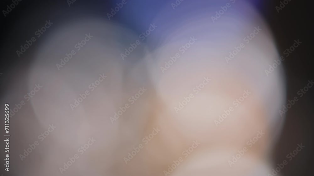 Light Leaks abstract 4K footage. Moving blinking circle lens glow flare bokeh overlays ...