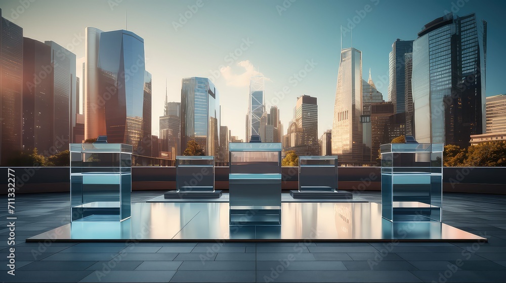 vacant empty podium background illustration vacant stage, vacant ...