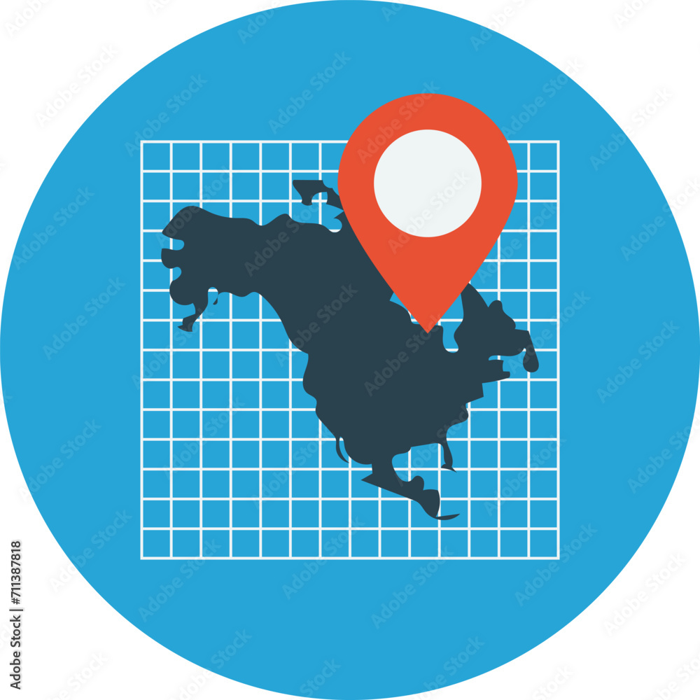 Vetor de map pointer with icon. maps and navigation icon design. map icon vector png. map marker ...