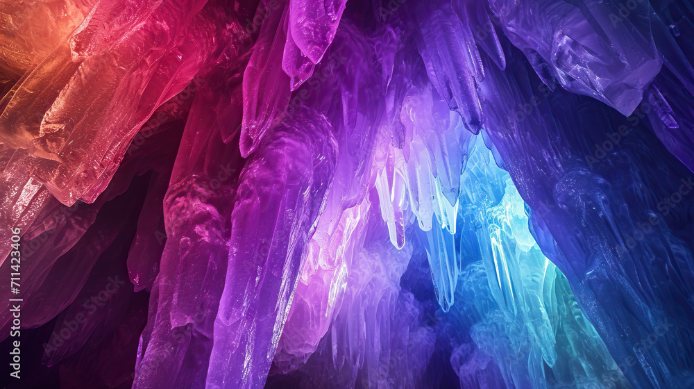 Crystalized Galaxy: An abstract background inspired by crystalline ...