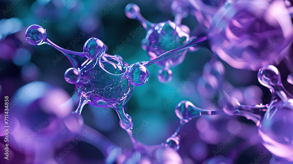 Molecular Fusion: An abstract background inspired by molecular ...