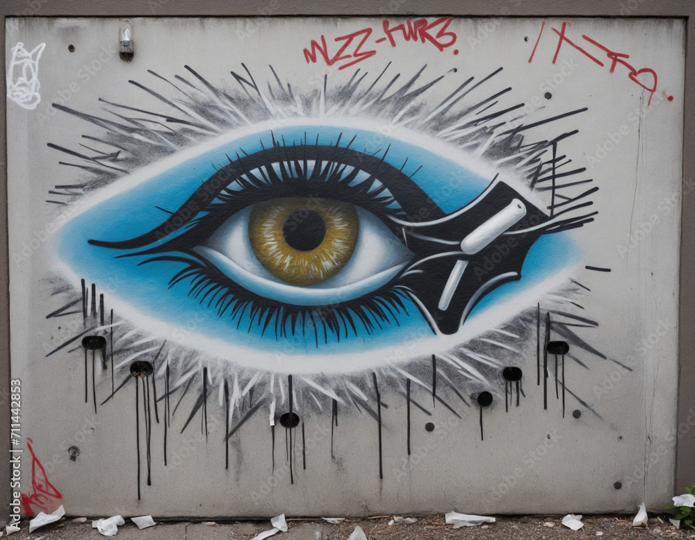 Anti-Nazi Stencil Street Art Stock Photo | Adobe Stock