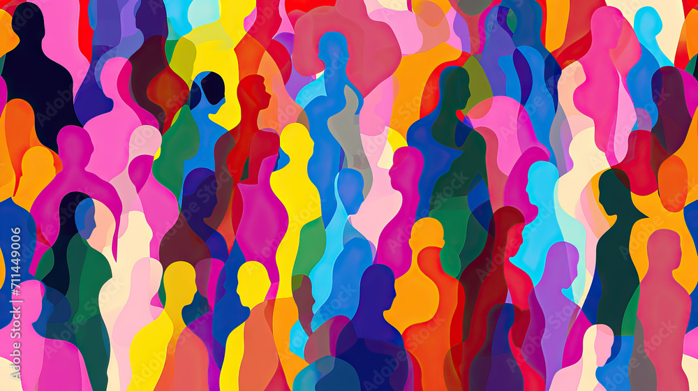 Human Empathy: A Vector Background with Human Figures Showing Empathy ...
