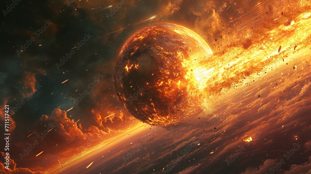 Cataclysmic Convergence: Meteoric Planet Explosion, Extinction, and the ...