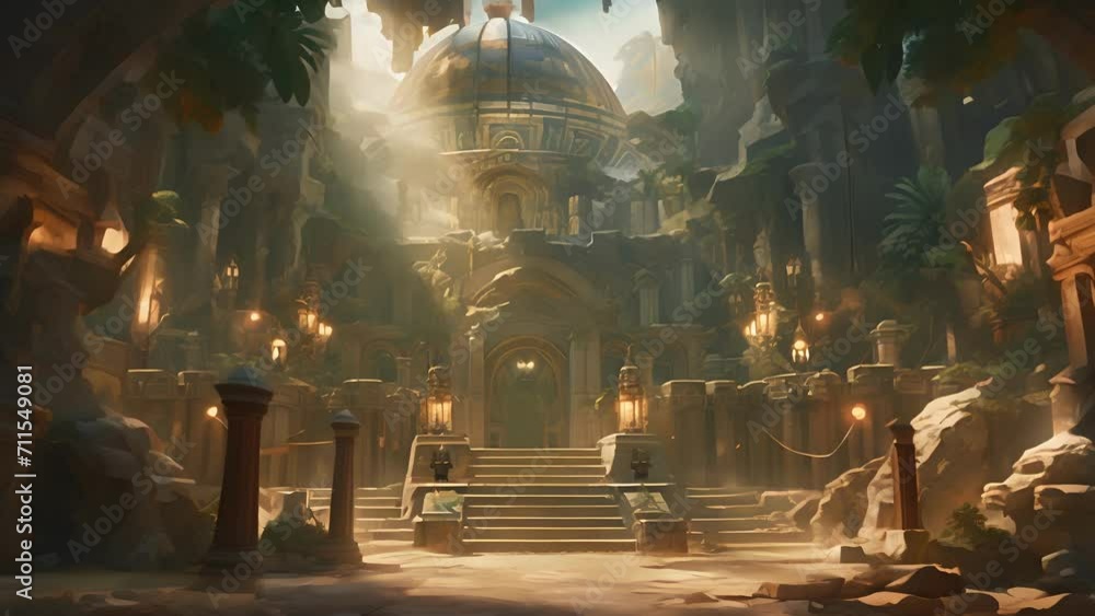 Vidéo Stock Enter a time capsule that transports you back to ancient ...