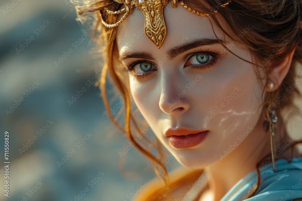 Woman in the Goddess Ancient Greece Beauty Style - Beautiful Goddess ...