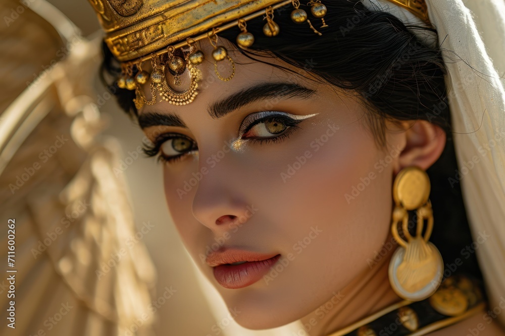 Woman in the Goddess Ancient Indus Valley Civilization Beauty Style ...