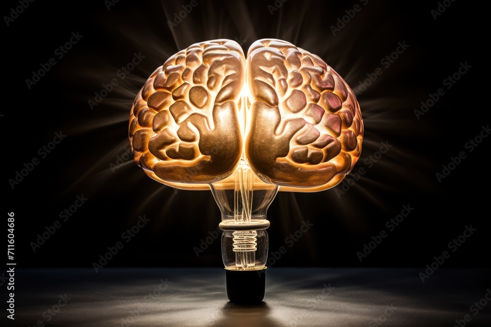 Brain energy lightning and thunderbolt flashes. Oxidative ...