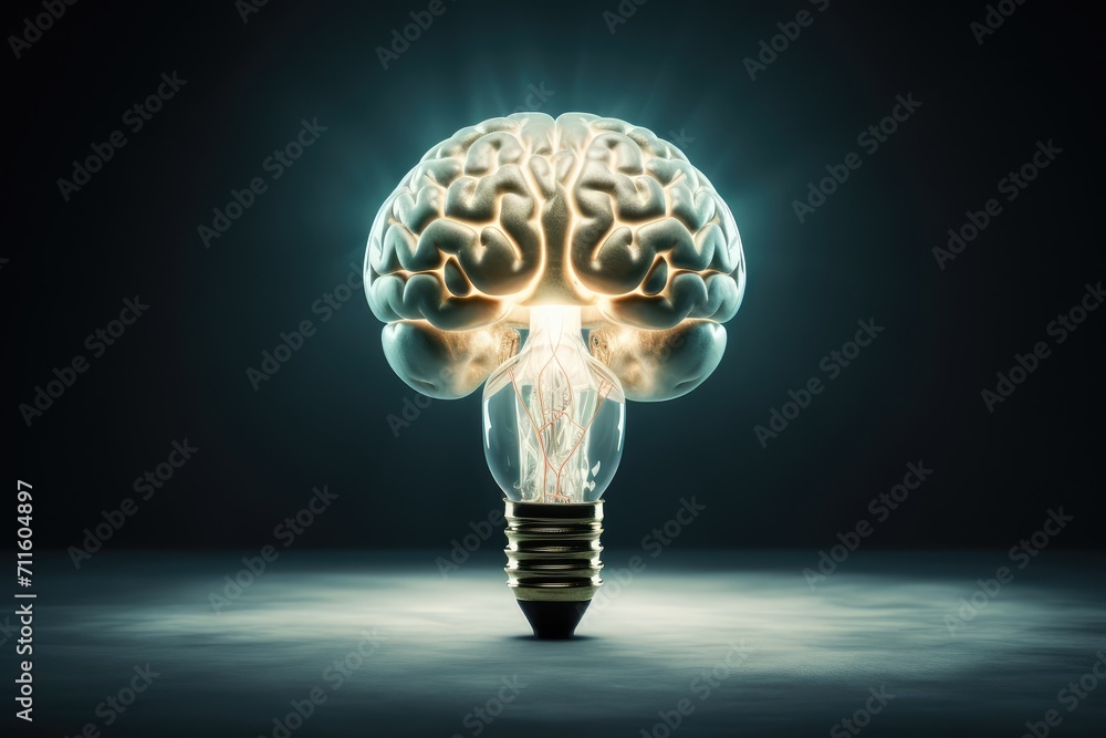 Brain energy lightning and thunderbolt flashes. Oxidative ...