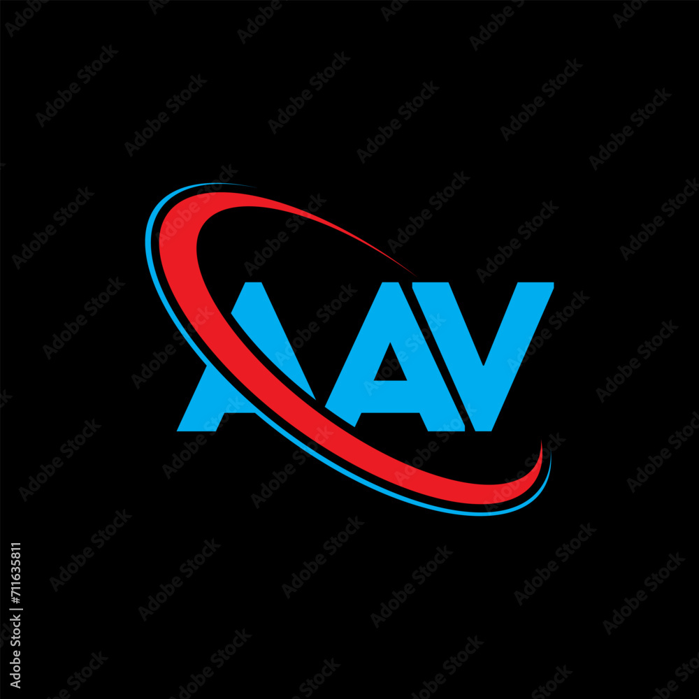 Vecteur Stock AAV logo. AAV letter. AAV letter logo design. Intitials ...