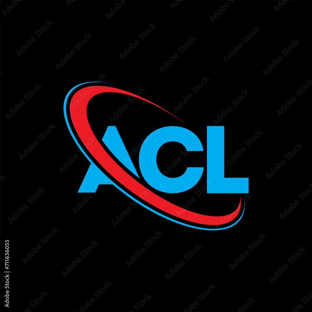 ACL logo. ACL letter. ACL letter logo design. Intitials ACL logo linked ...