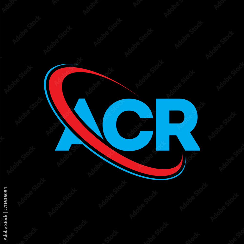 ACR logo. ACR letter. ACR letter logo design. Intitials ACR logo linked ...