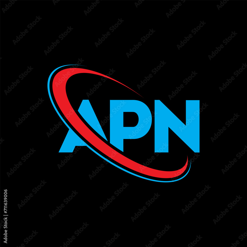APN logo. APN letter. APN letter logo design. Initials APN logo linked ...
