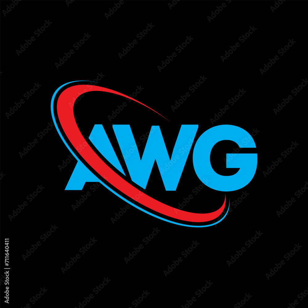 AWG logo. AWG letter. AWG letter logo design. Initials AWG logo linked ...