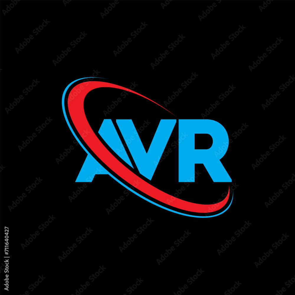 AVR logo. AVR letter. AVR letter logo design. Initials AVR logo linked ...
