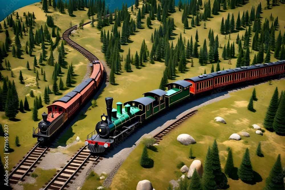 Soar above the enchanting landscapes as you visualize an aerial view of ...