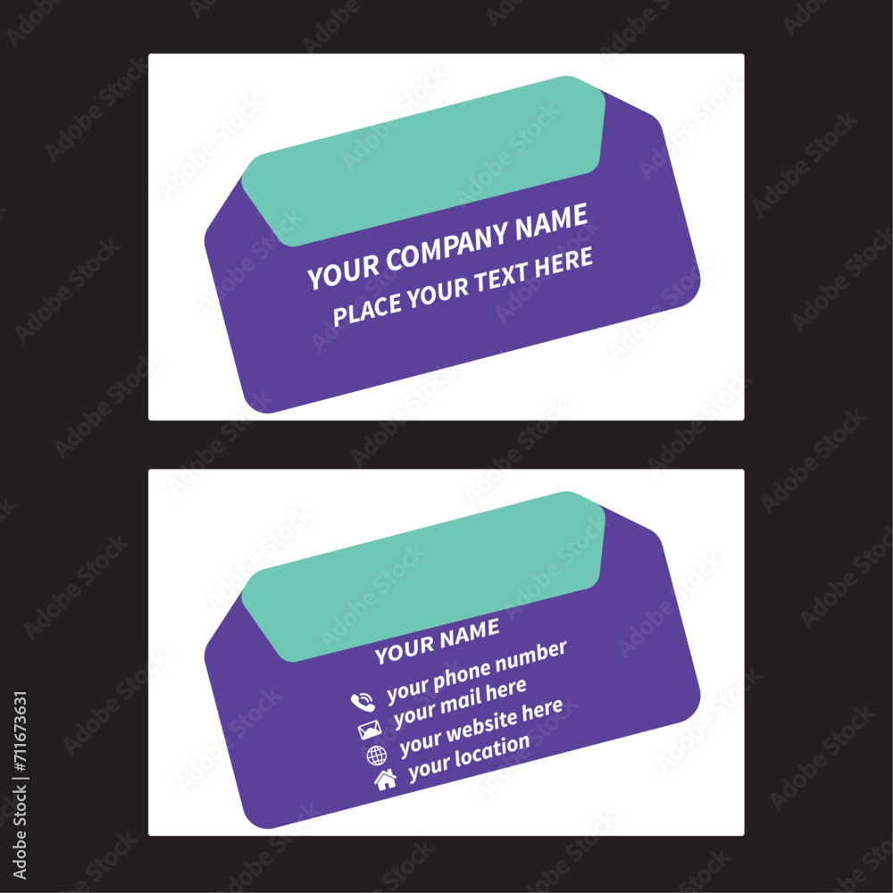 New visiting card concept ideas free printable vector eps for your ...