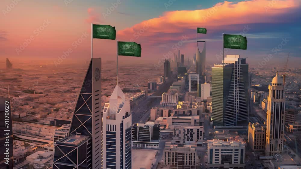 Flying Flags in Saudi Arabian Cities.Flying Flags in Saudi Arabian ...