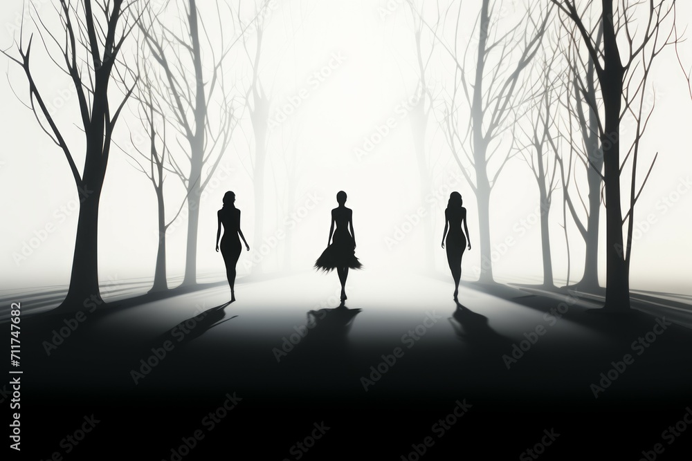 Elusive shadow walkers, slipping through the darkness and leaving no ...
