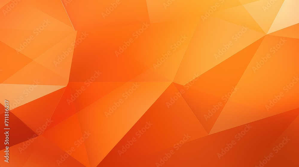design template orange background illustration website flyer, poster ...