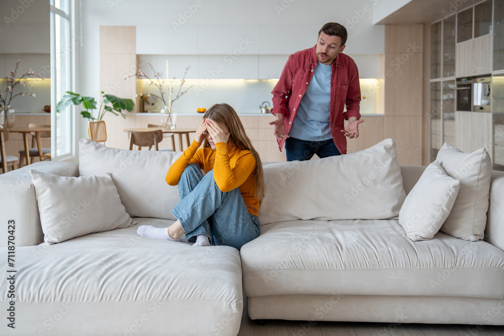 Enraged, jealous man, displaying abusive behaviour, have scandal as ...