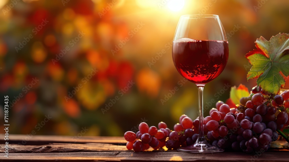 Wine-themed background with ample copy space, featuring prominently ...