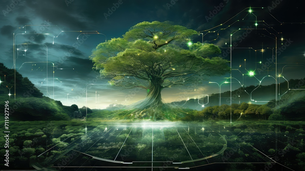 data science digital background illustration analysis discovery ...