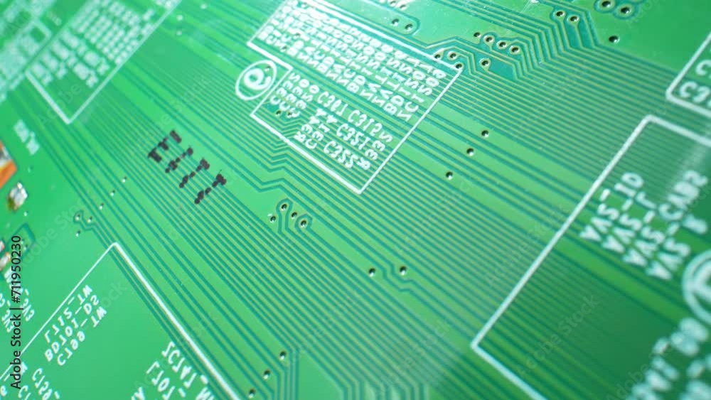Dive into the microcosm of electronics as a Printed Circuit Board (PCB ...