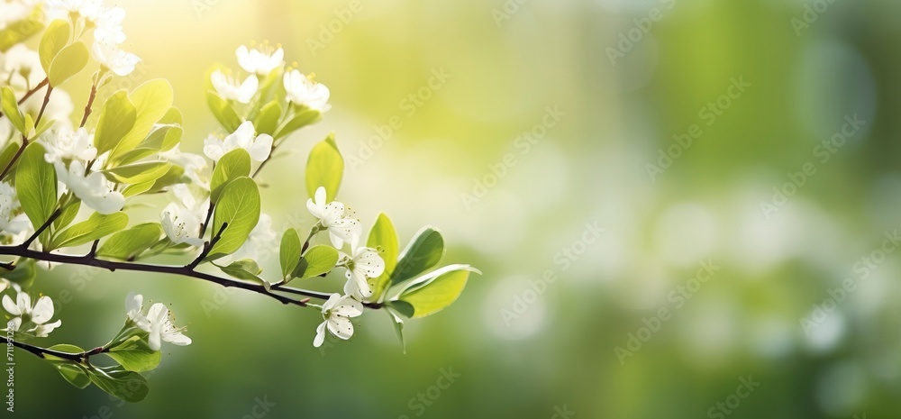sunny spring background, hd wallpaper, in the style of soft focus lens ...