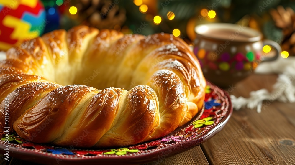 Three Kings Bread also called Rosca de Reyes, Roscon, Epiphany Cake ...
