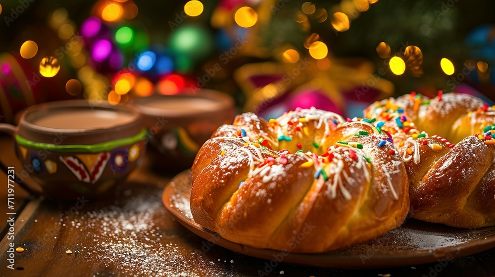 Three Kings Bread also called Rosca de Reyes, Roscon, Epiphany Cake ...