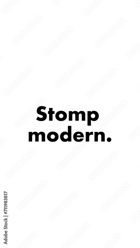 Vertical Stomp Modern Text Animator Stock Template | Adobe Stock