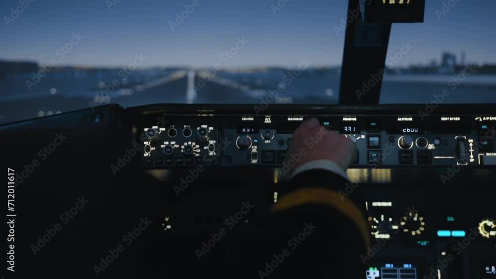 Airplane Cockpit for Aviation Pilot and Plane Navigation of Pilotage ...