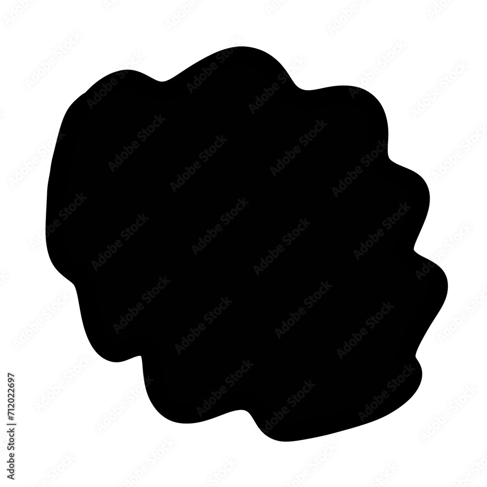 black abstract shape background element png file transparent, object ...