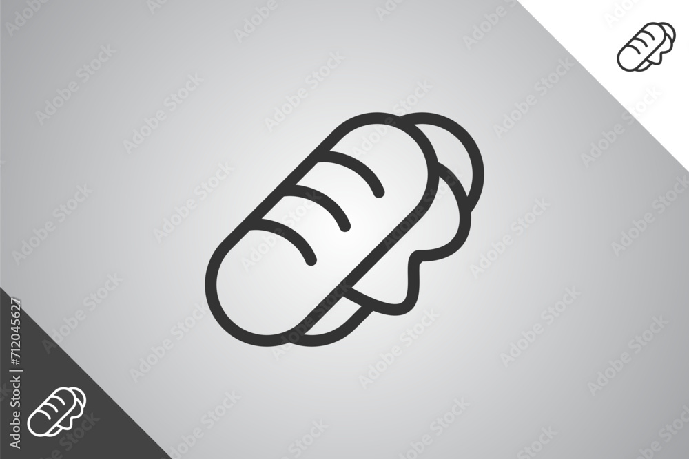 Bread design element. Bakery, cakes and pastries logo identity template ...
