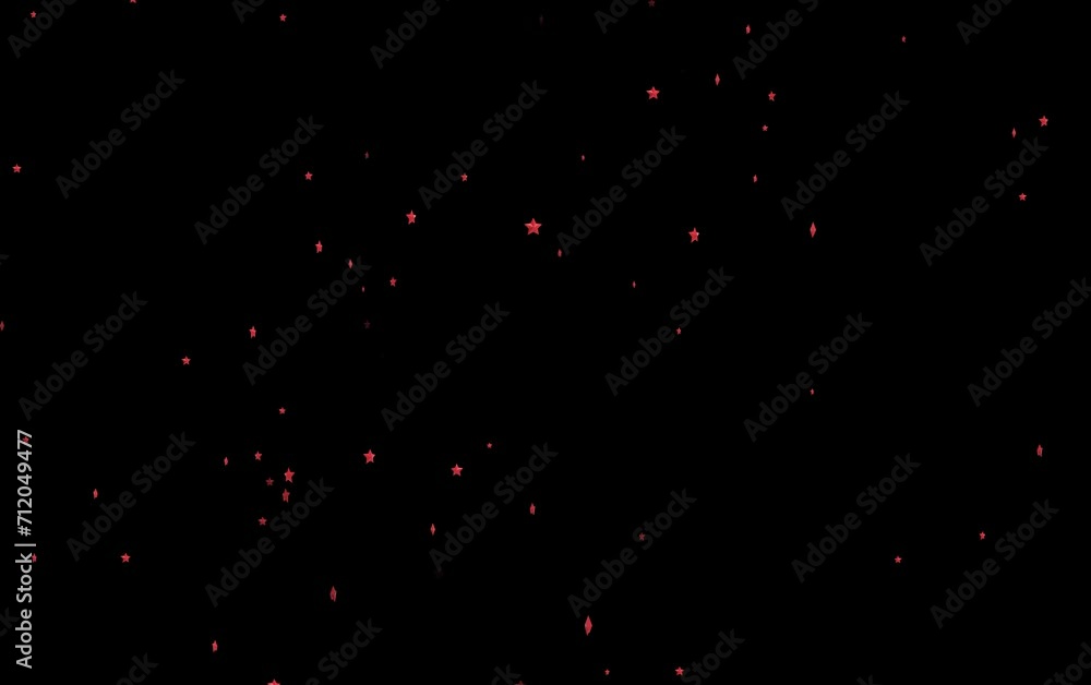 Vidéo Stock Golden stars. Falling star animation on the alpha channel ...