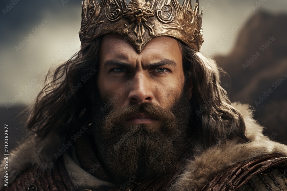 King David in the battlefield, Bible story. Stock Photo | Adobe Stock