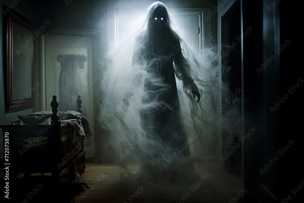 Culture and religion, states of mind, sci-fi and horror concept ...