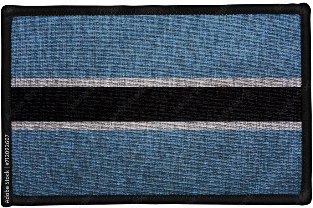 embroidered country flag sewn patch of BOTSWANA Stock Illustration | Adobe Stock