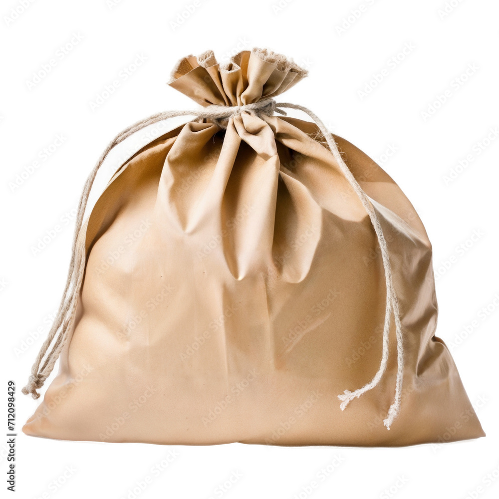 Crumpled paper bag isolated on white background. Used paper bag. Stock ...
