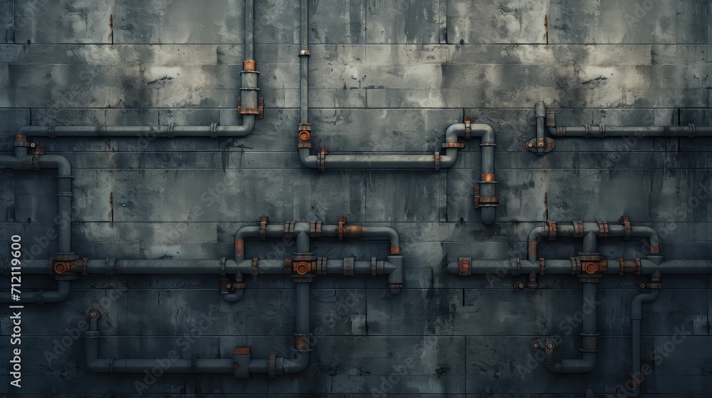 infrastructure concrete industrial background illustration building ...