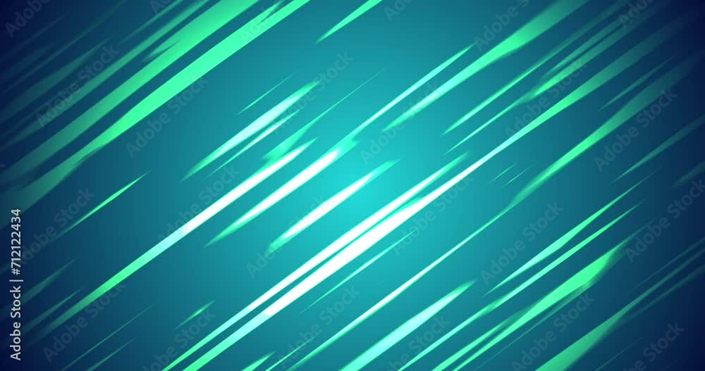 4K Anime Manga style speed lines animation. High-speed flying ...