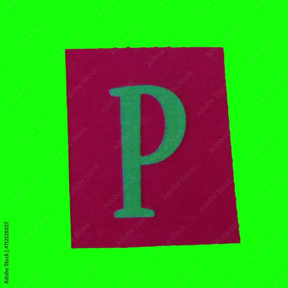 4k A, B, C, D, E, F Letters Animation. Animation of an alphabet with ...