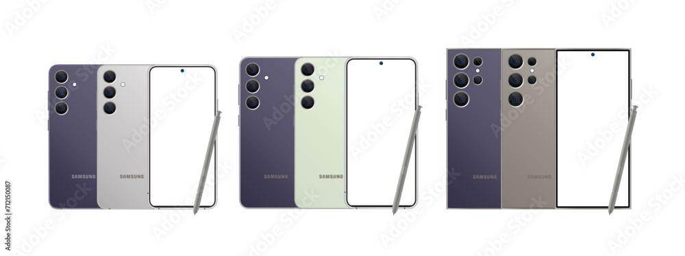 Samsung Galaxy S24, S24+ and S24 Ultra. New Release Android Smartphone ...