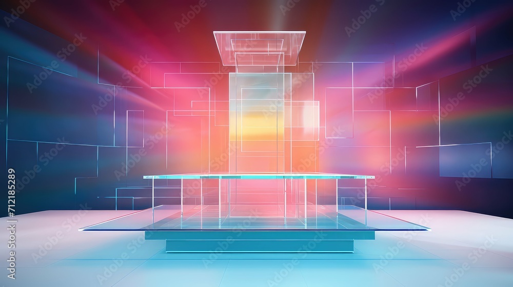 speech stand podium background illustration presenter event, conference ...