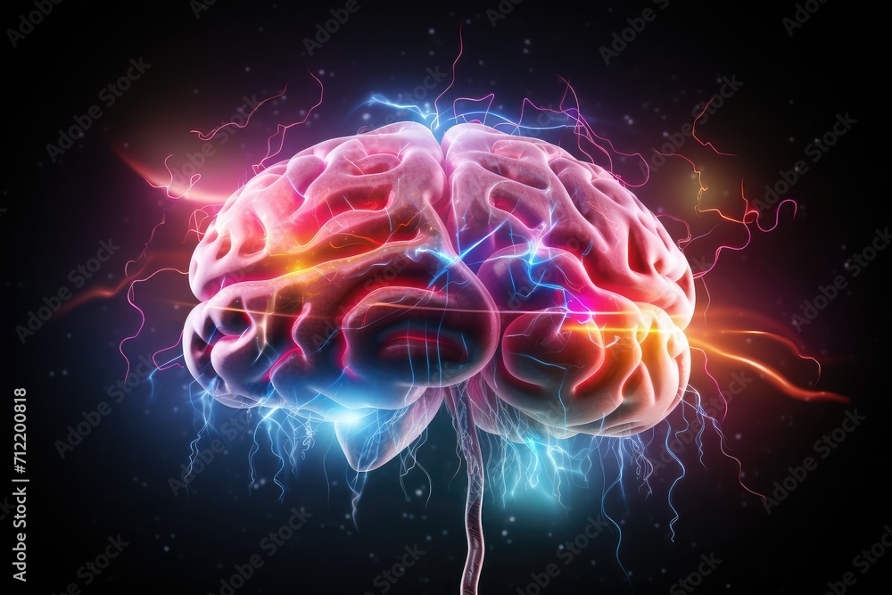 Neurological diagram depicts various brain diseases such as Alzheimer's ...