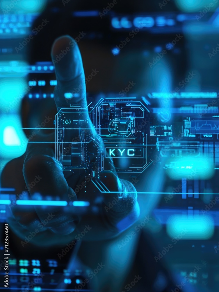 KYC system, know your customer , identification, passport data ...